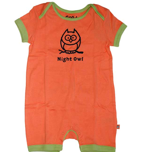 Life is Good Baby Romper: Night Owl - Beach Ball